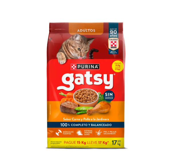 GATSY POLLO CARNE X 17 KG - DoctorPet.co